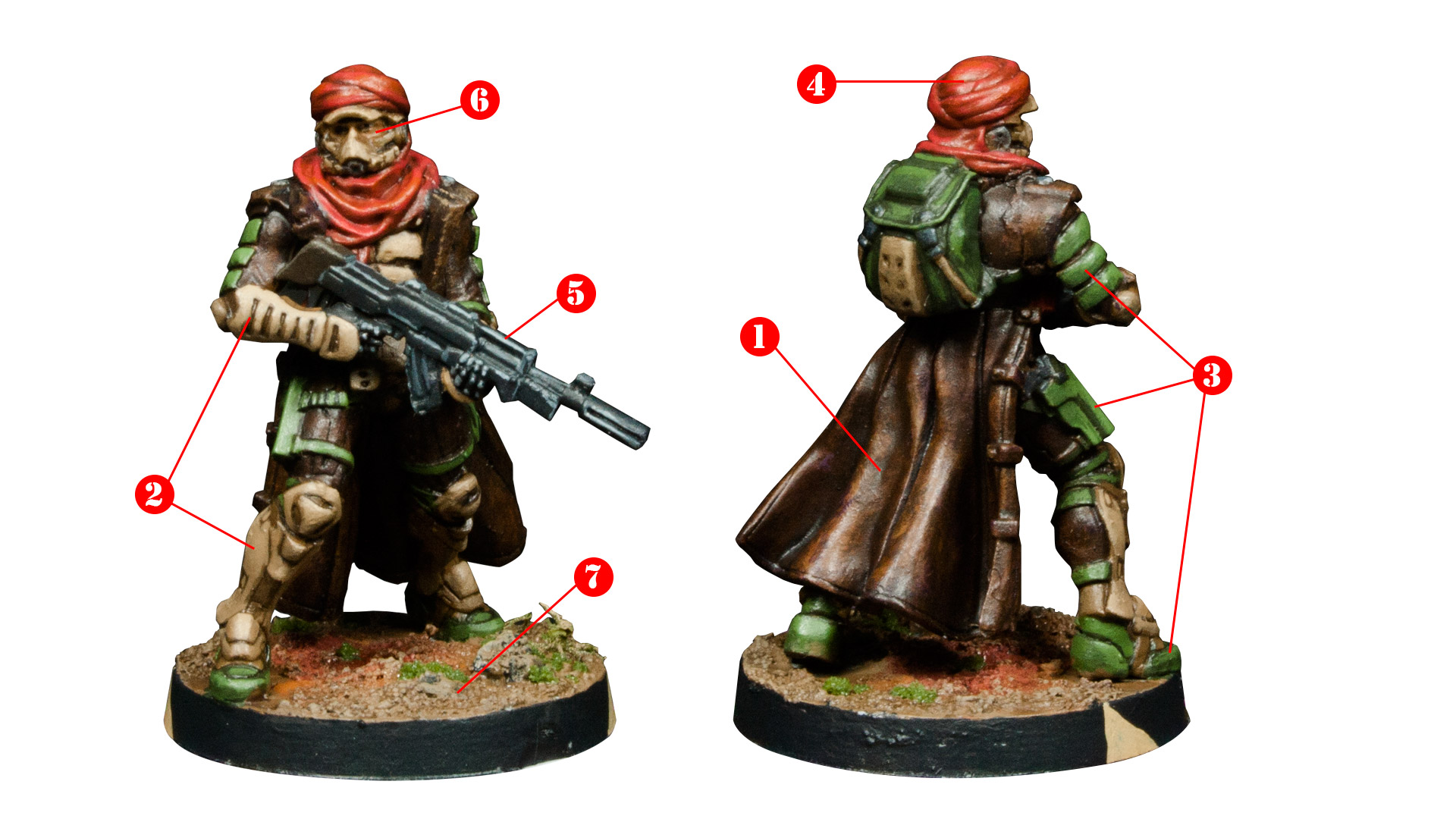 Painting Haqqislam: Color guide